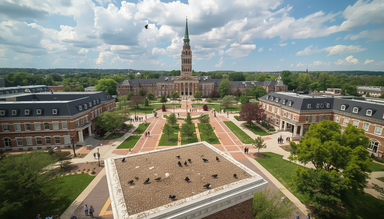 Birds Are Claiming College Campuses In Real Time